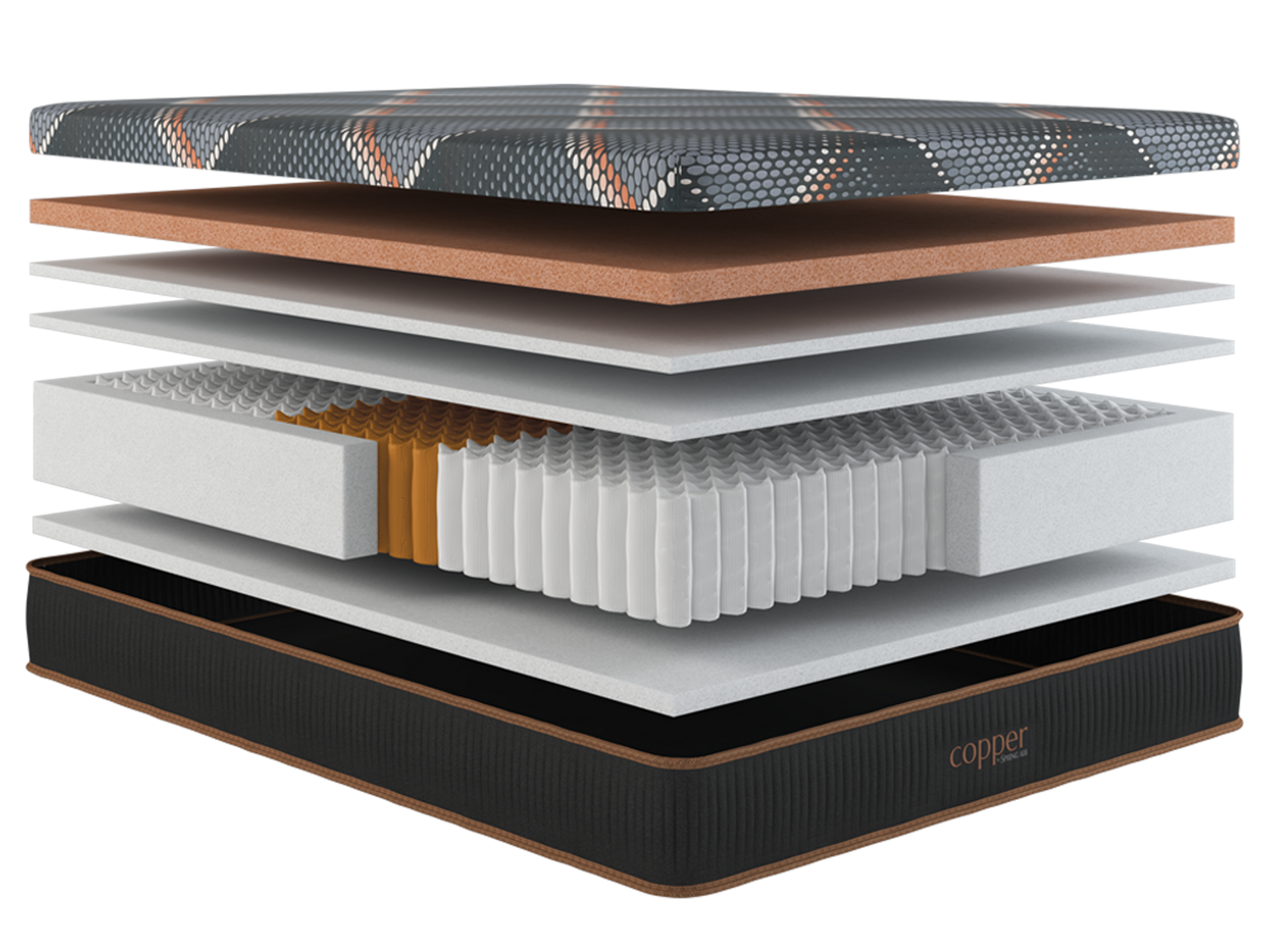 Copper Hybrid Medium Smoothtop – Spring Air